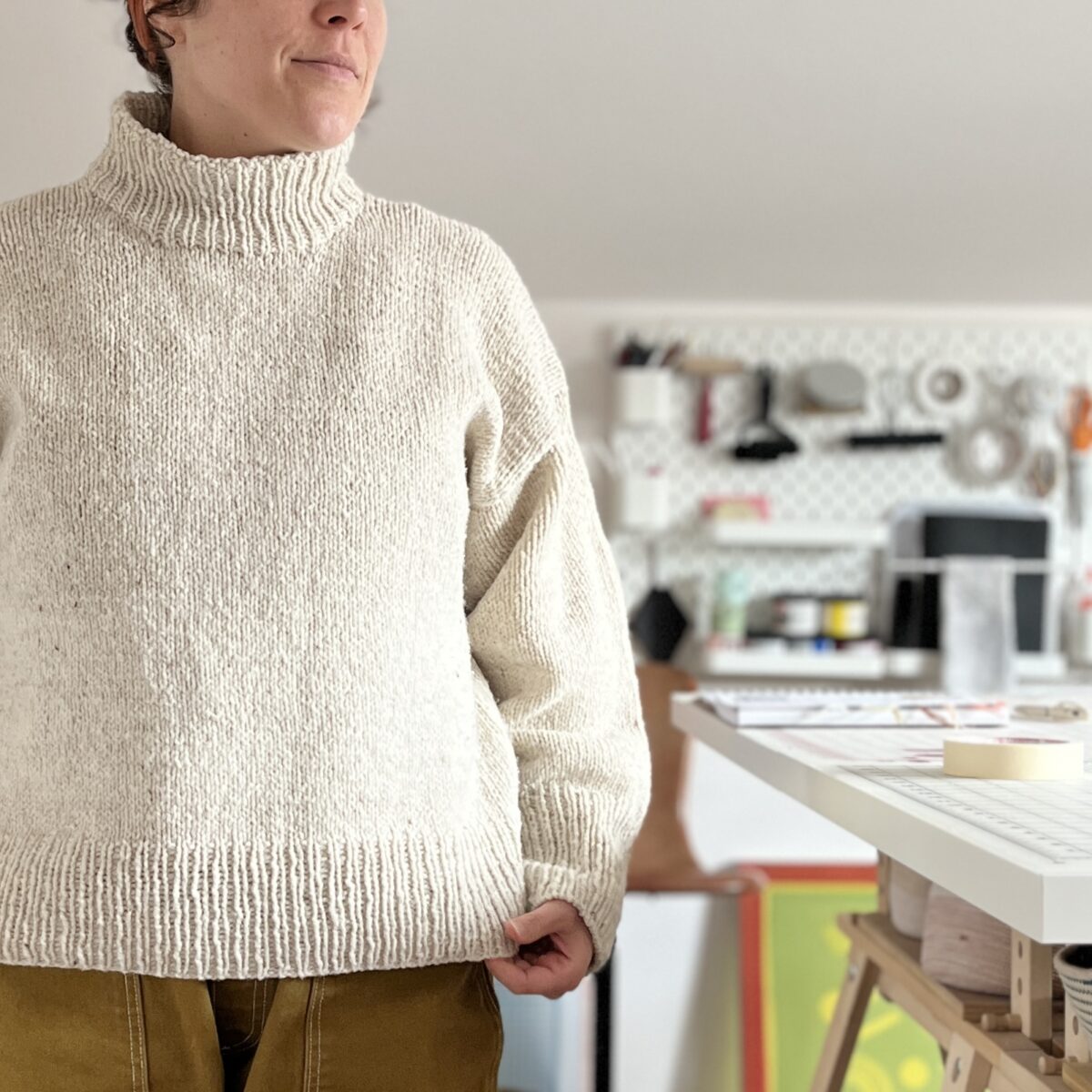 First Worsted Weight Sweater | Towns by Ozetta – NOT A PRIMARY COLOR